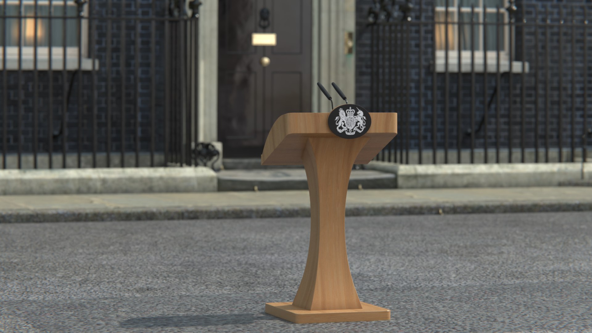 3D Prime Ministers Lecterns PBR Model - TurboSquid 2203850