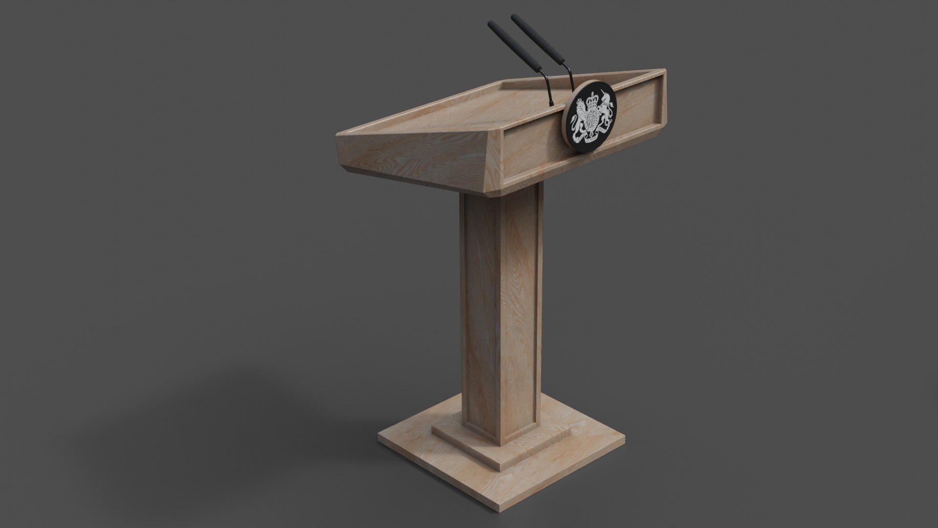 3D Prime Ministers Lecterns PBR Model - TurboSquid 2203850