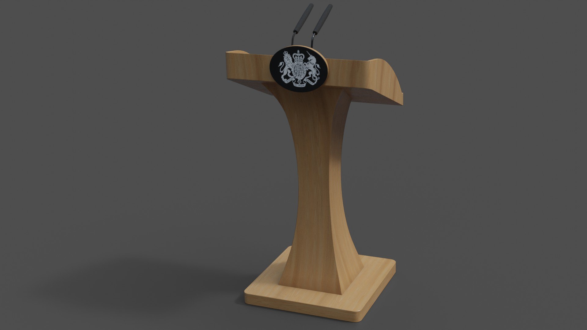 3D Prime Ministers Lecterns PBR Model - TurboSquid 2203850