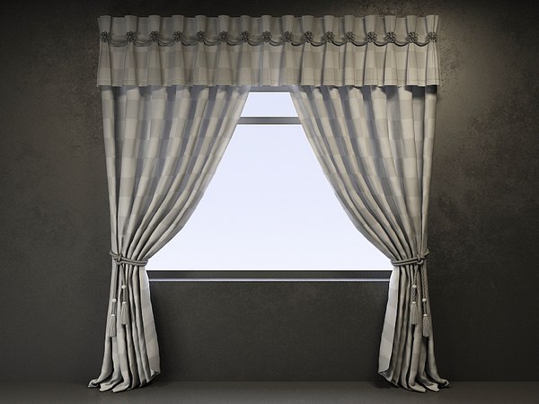 curtain 3d model
