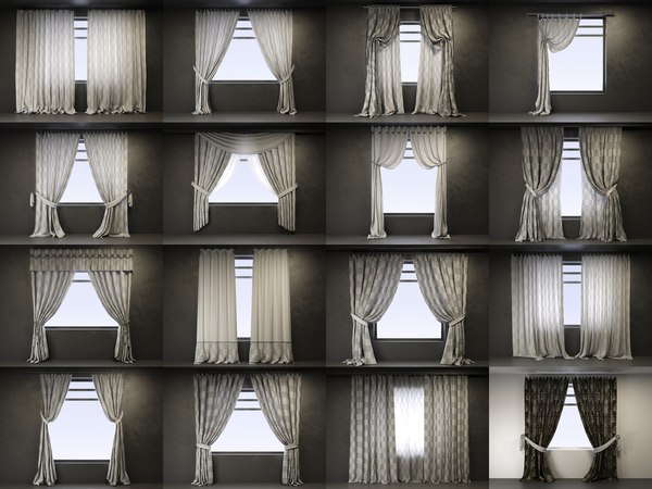 3d max curtains