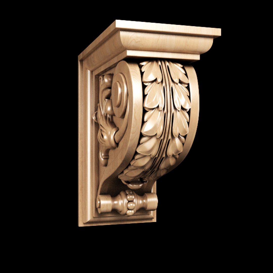 Bracket Carving Classical 3D Model - TurboSquid 1552682