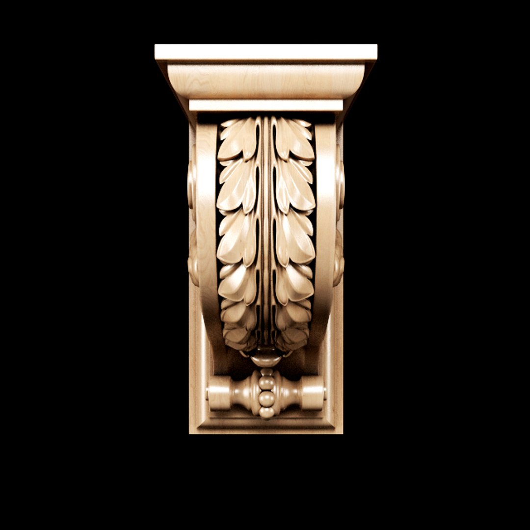 Bracket Carving Classical 3D Model - TurboSquid 1552682