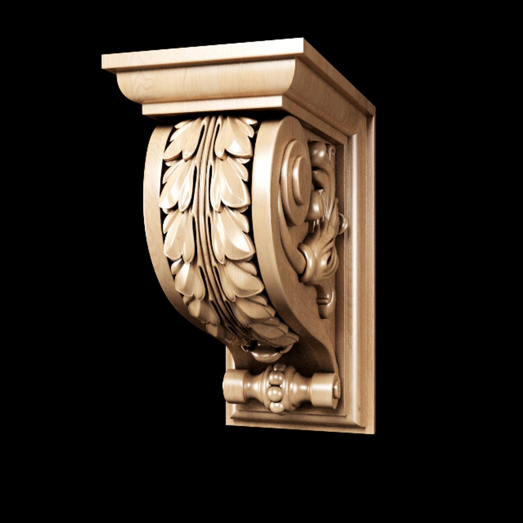 Bracket Carving Classical 3D Model - TurboSquid 1552682