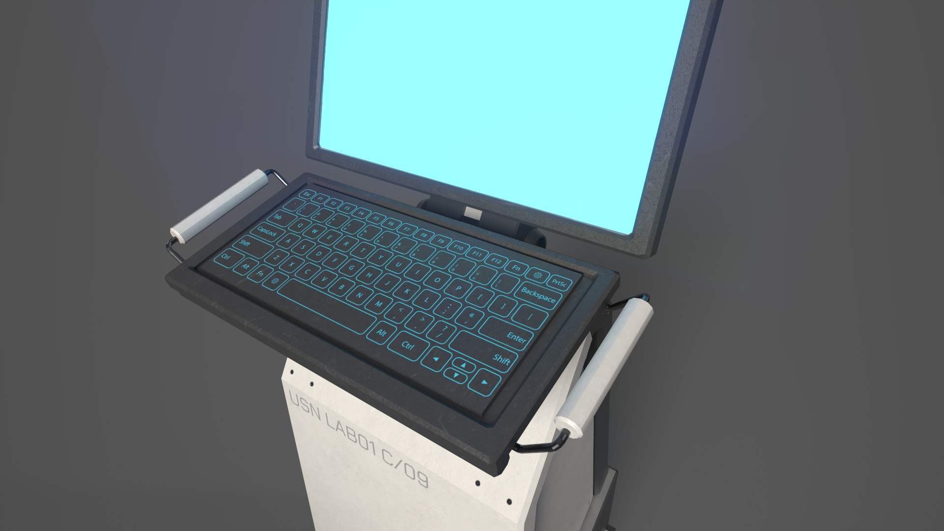Futuristic Computer 3D Model - TurboSquid 1979531