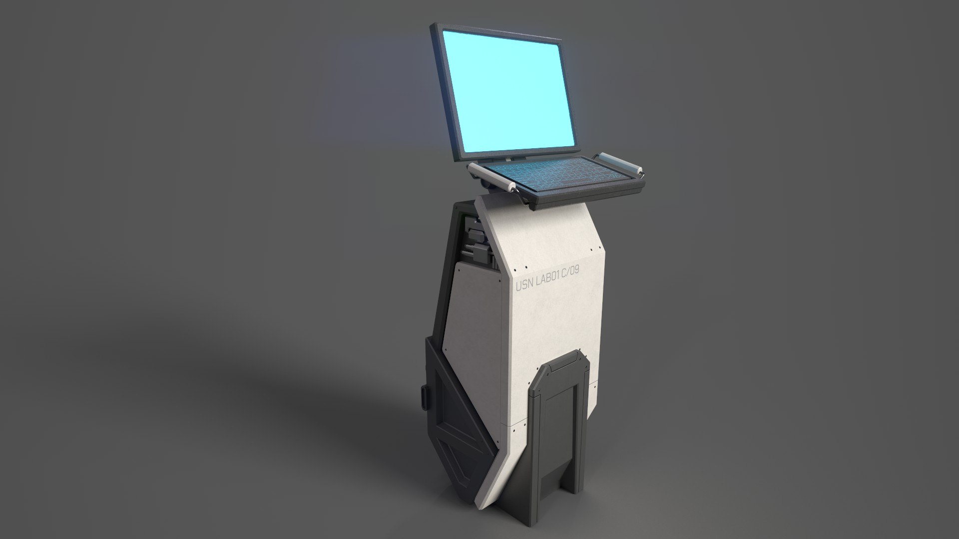 Futuristic Computer 3D Model - TurboSquid 1979531