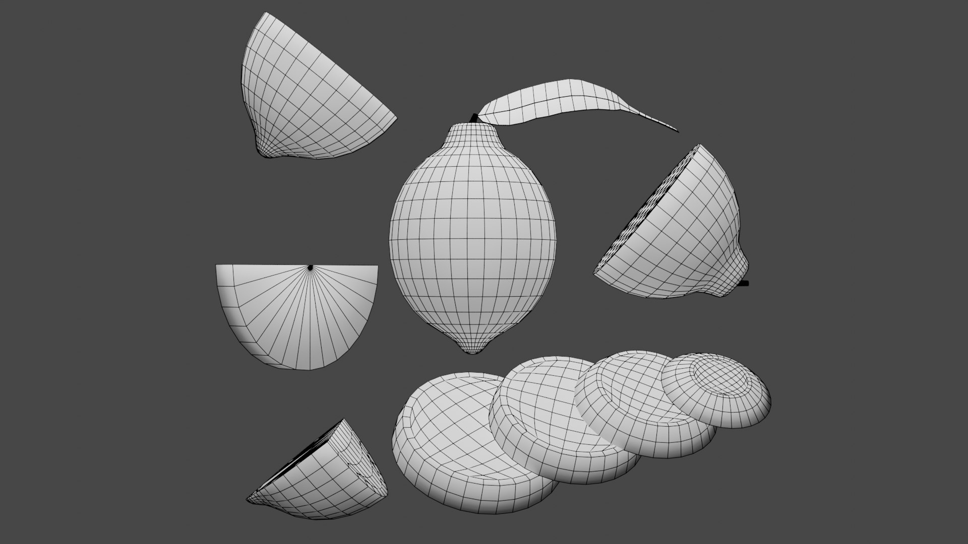 3D Lemon Model - TurboSquid 2123595
