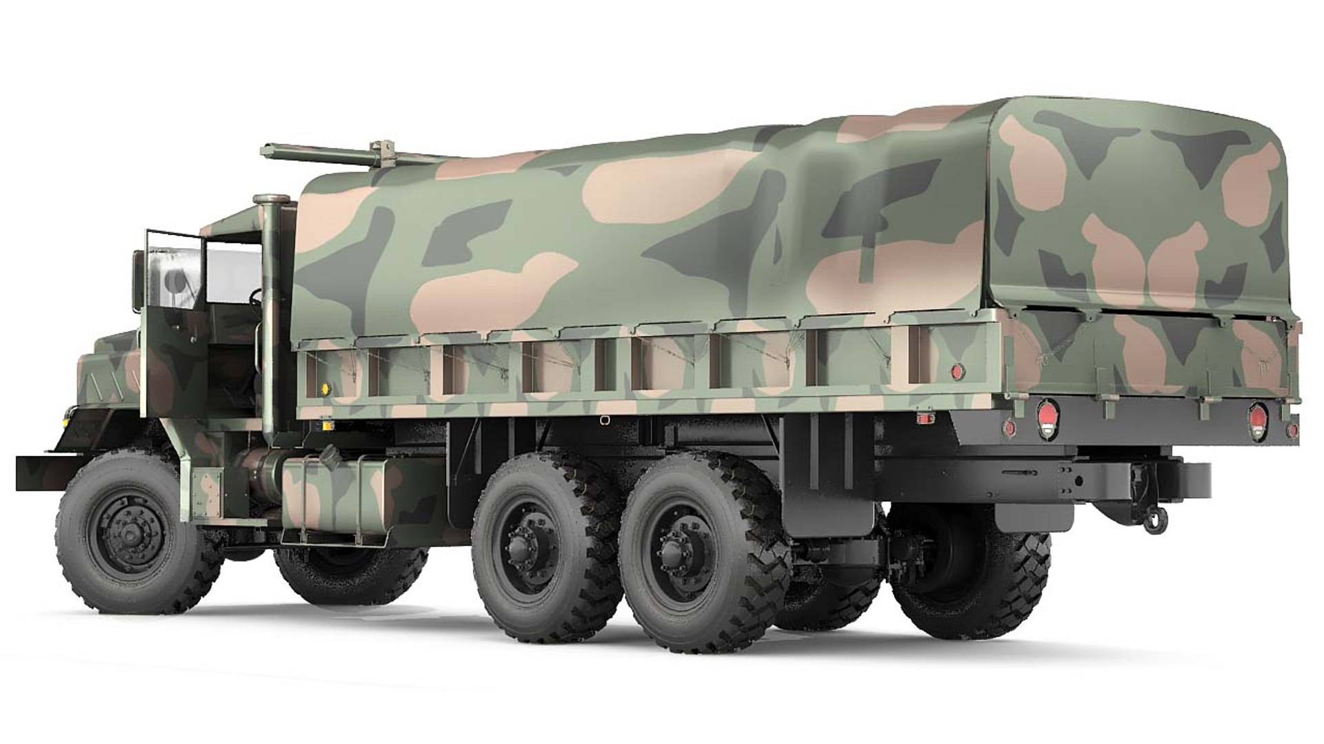3D M 929 Vehicle Canuflag Model - TurboSquid 2241745