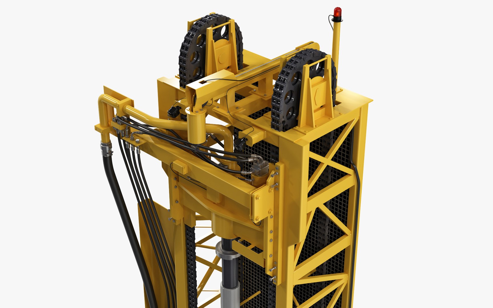 3D Rotary Blasthole Drill Rig model - TurboSquid 2081794