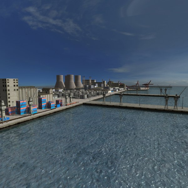 Port Terminal 3D Models for Download | TurboSquid
