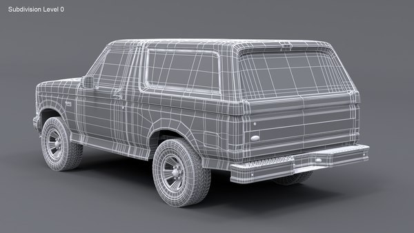 Ford Broncos Collection 1966-2021 3D model - TurboSquid 1819930