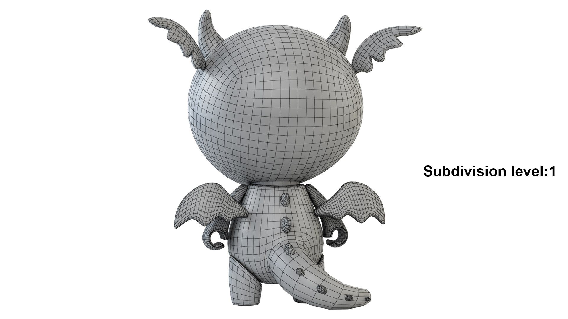 3D Model Dragon Toy - TurboSquid 1549277