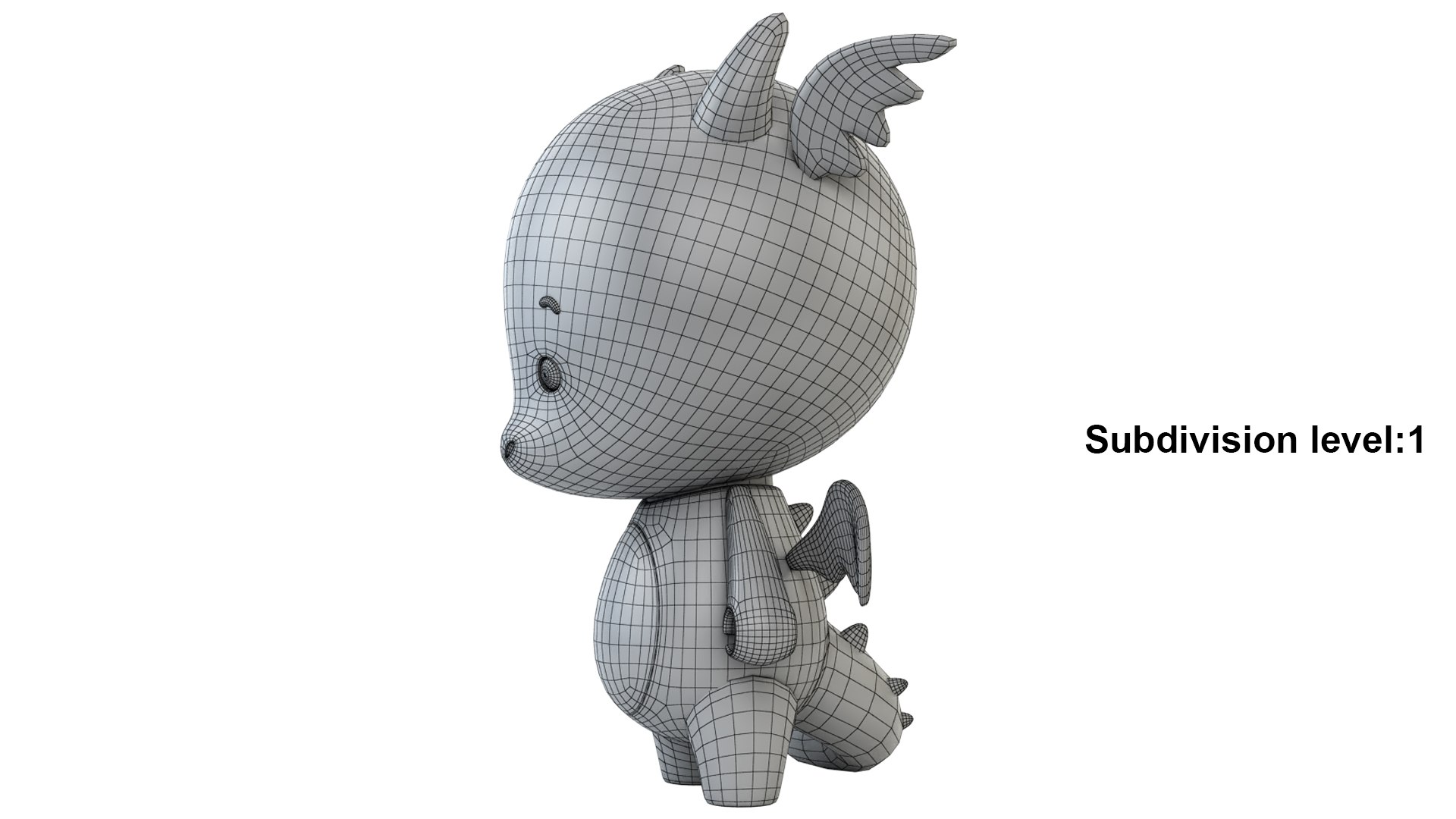 3D Model Dragon Toy - TurboSquid 1549277