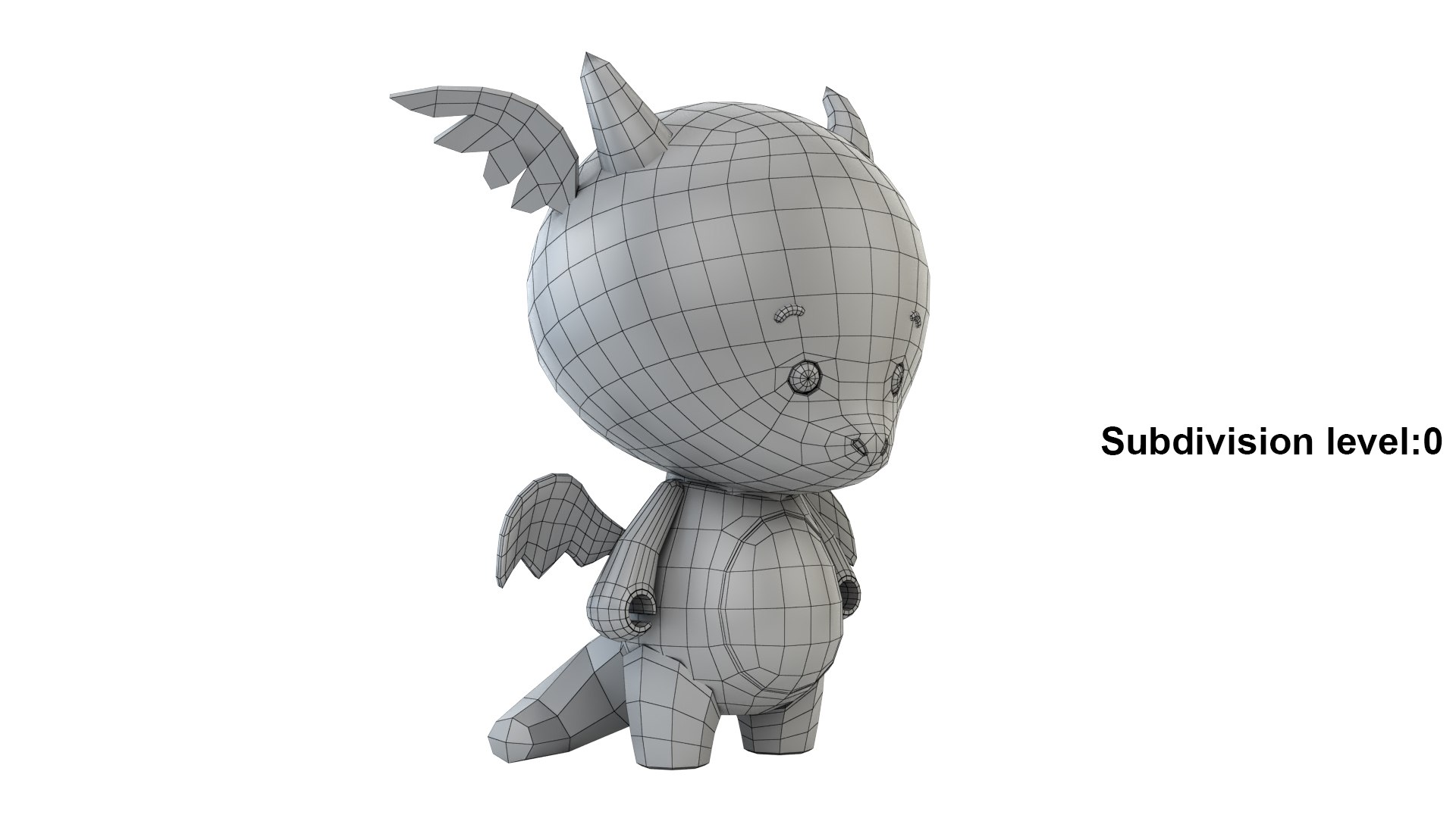 3D Model Dragon Toy - TurboSquid 1549277