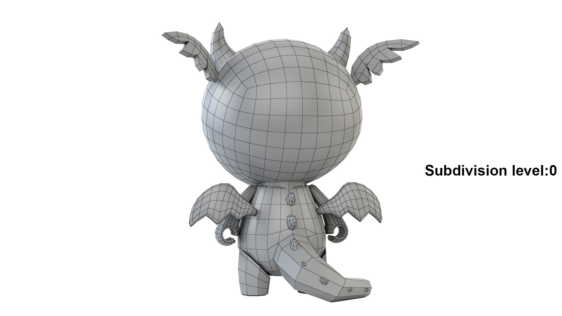 3D Model Dragon Toy - TurboSquid 1549277