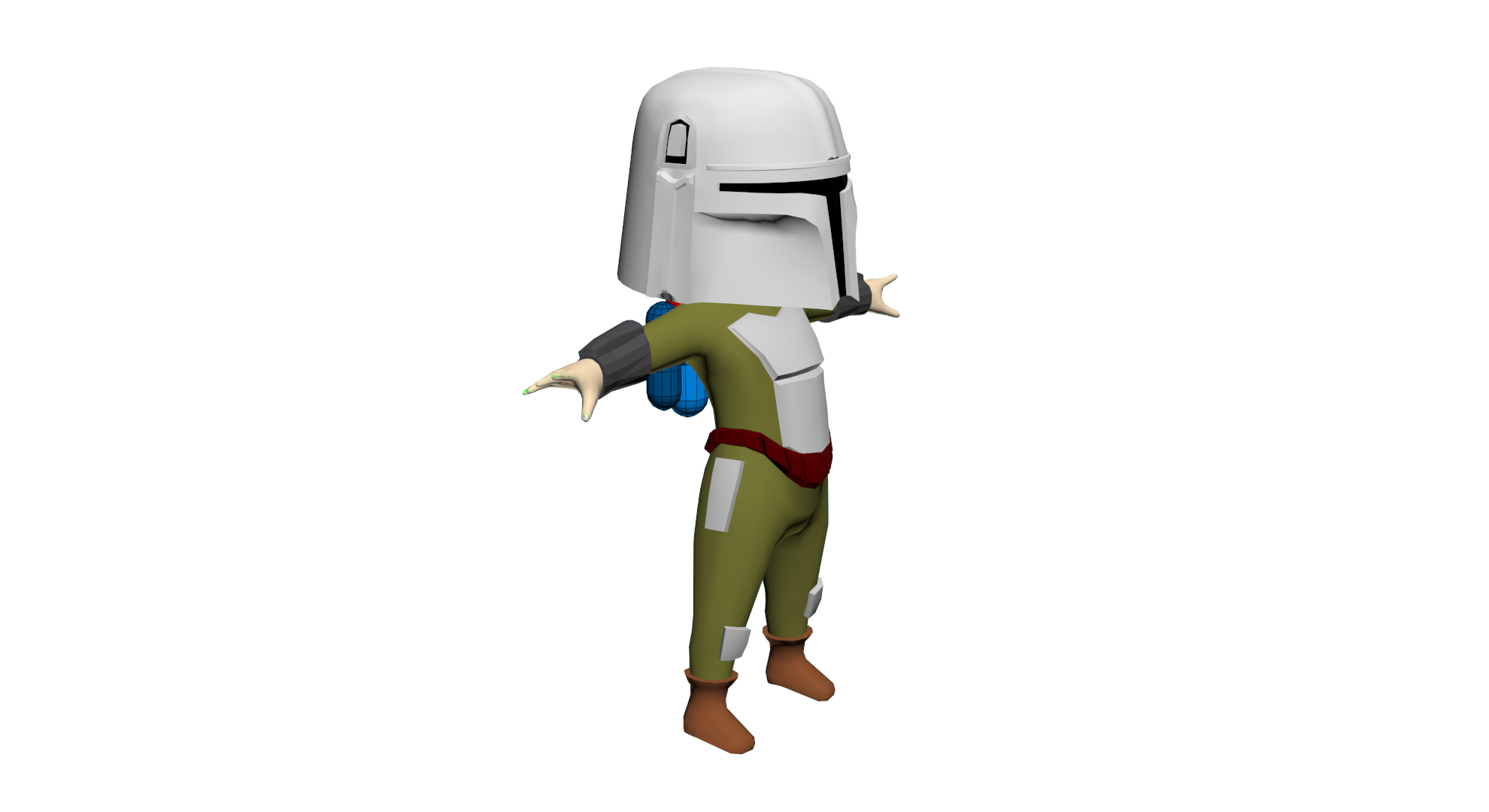 Mandalorian star wars 3D model - TurboSquid 1665390