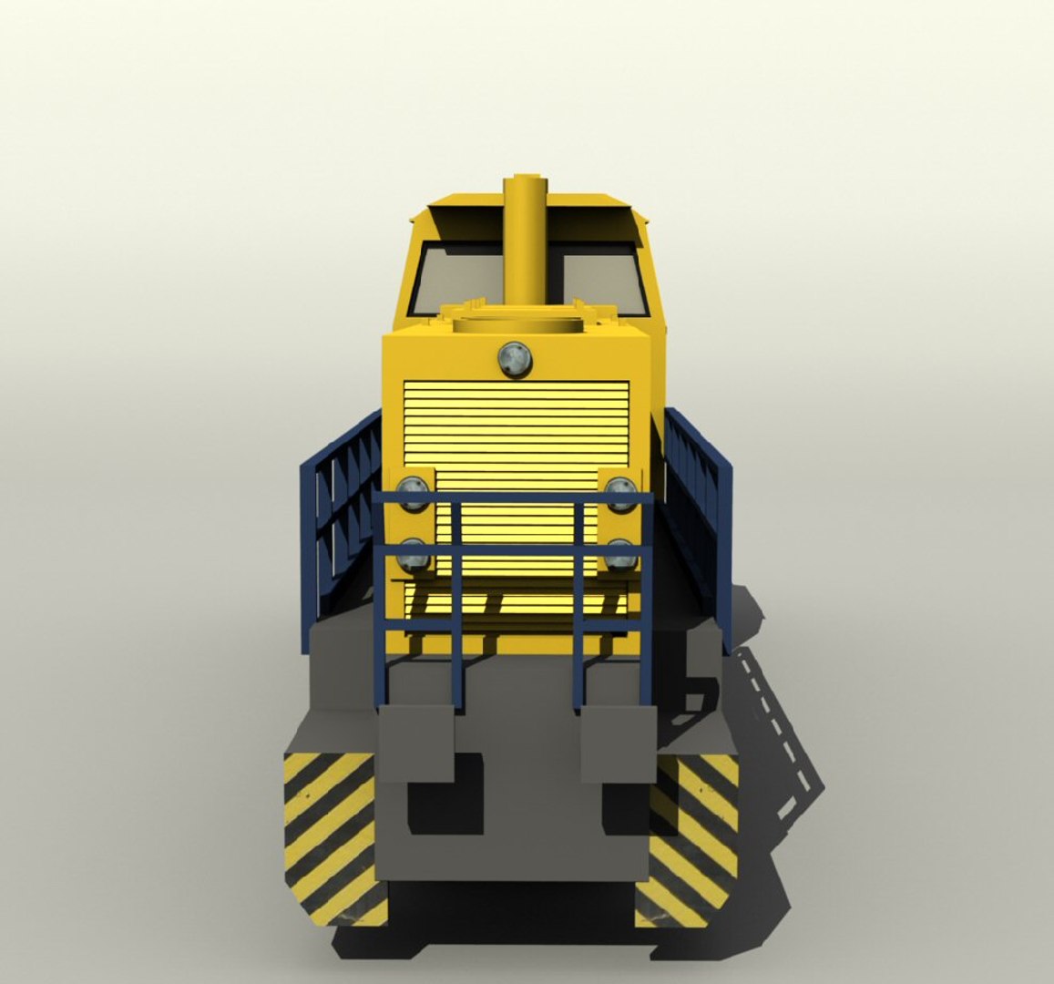 3d german diesel locomotive mak model