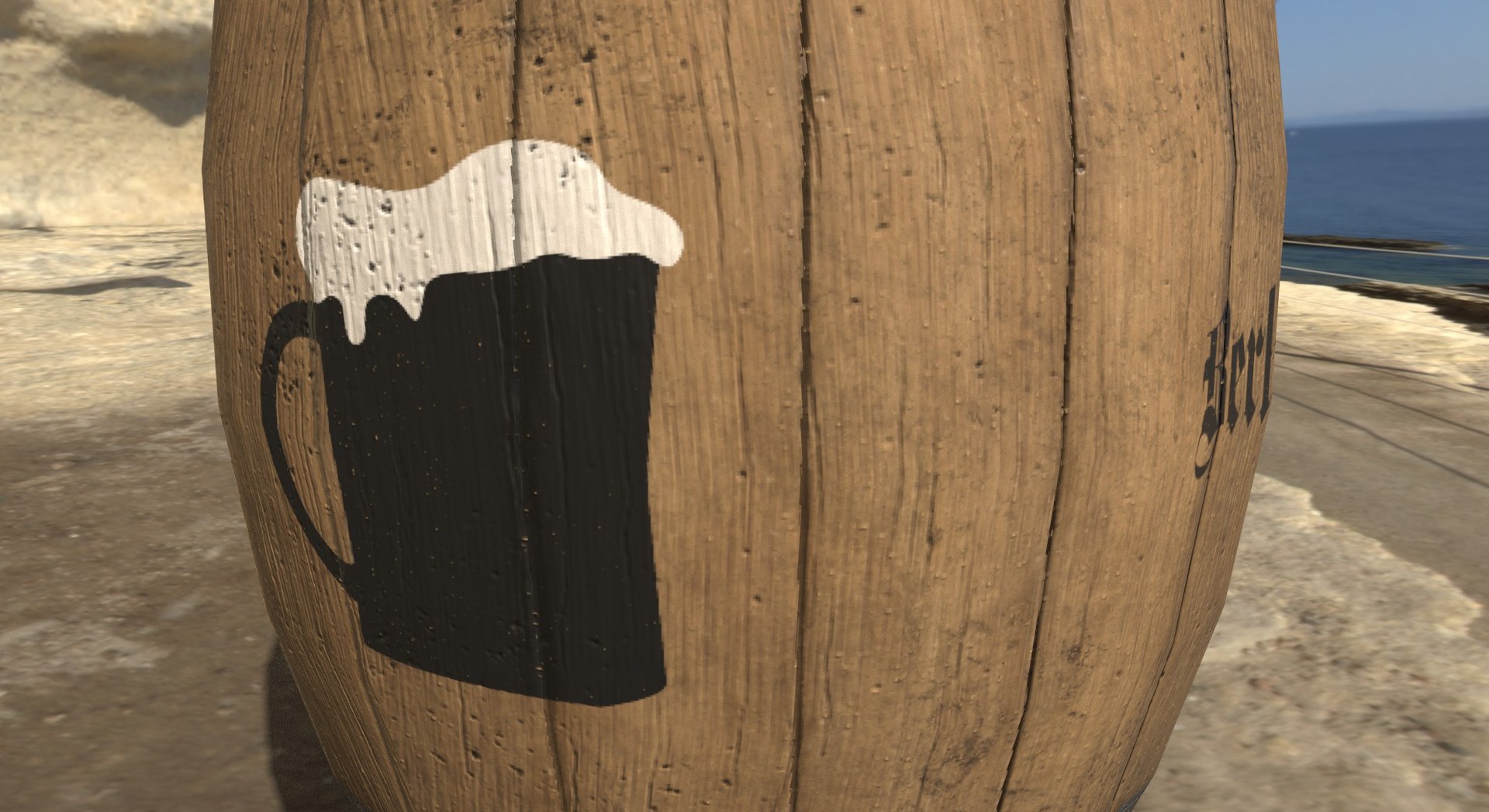 Barrel Model - TurboSquid 1112490
