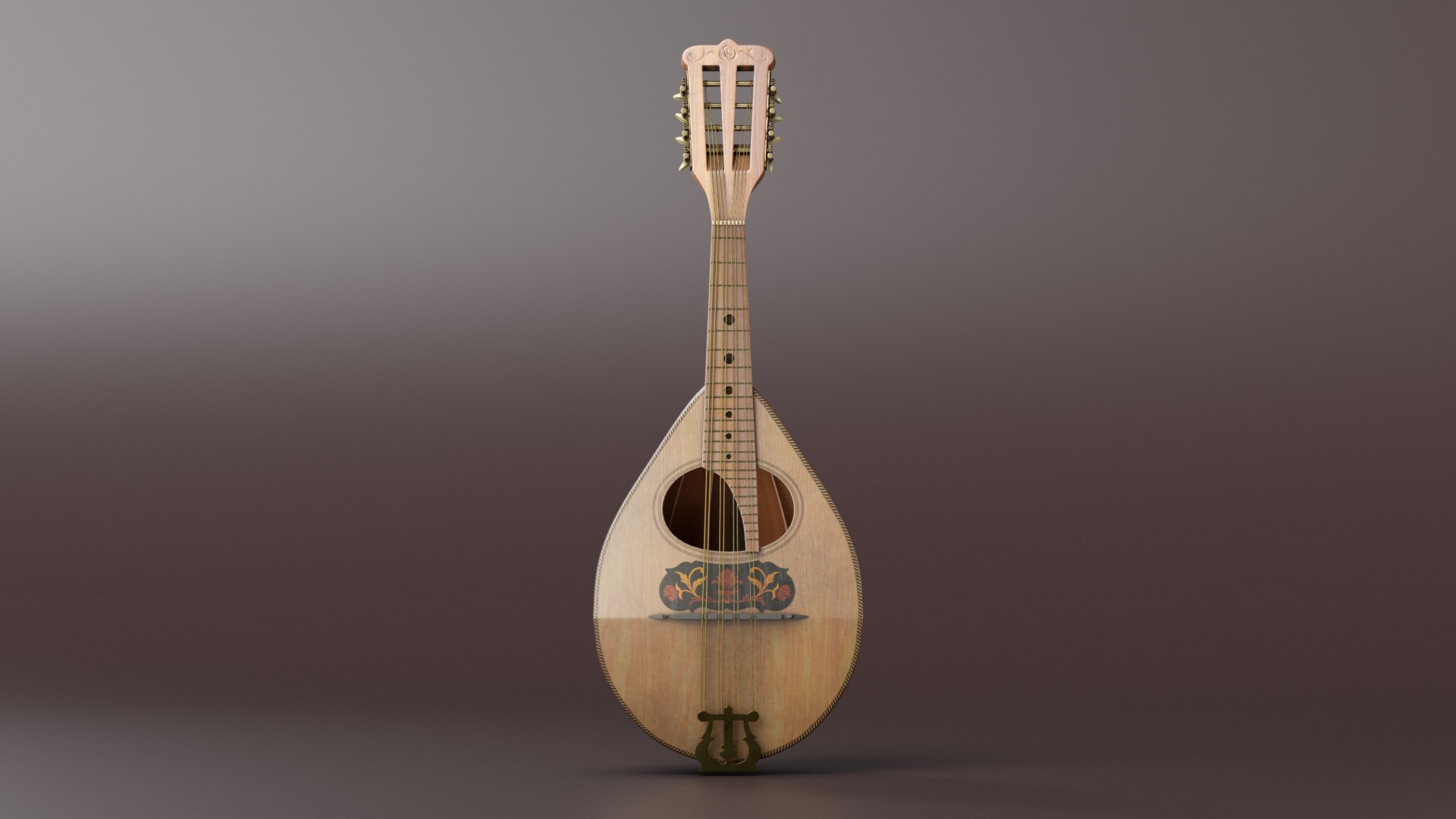 Neapolitan Mandolin 3D - TurboSquid 1756289
