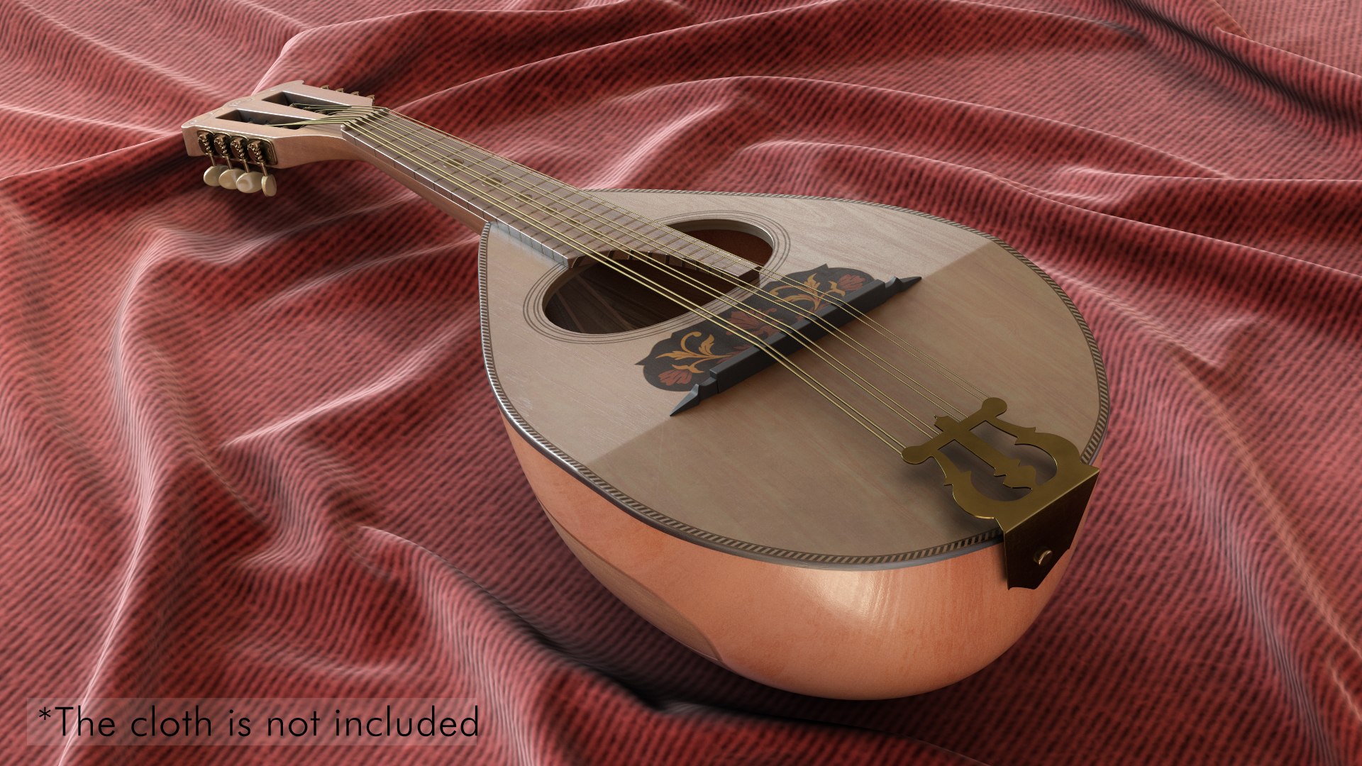 Neapolitan Mandolin 3D - TurboSquid 1756289