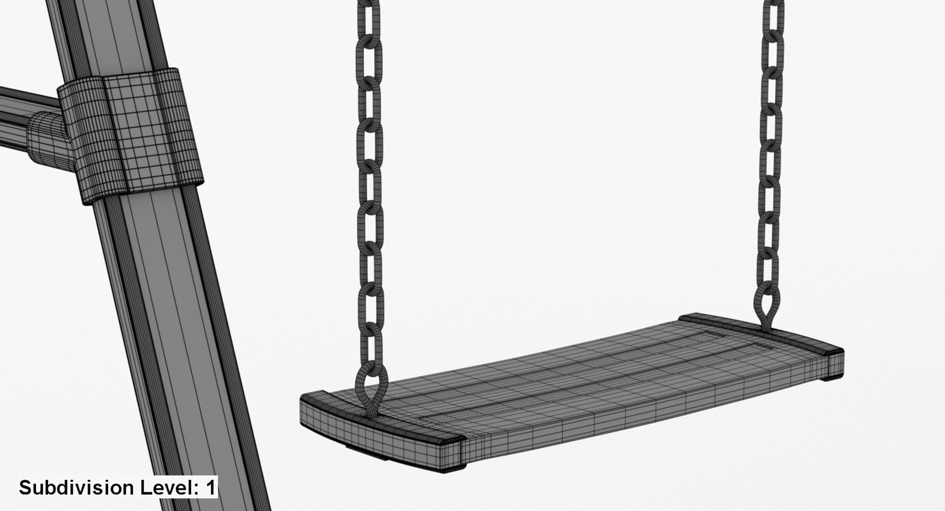 3D Swing Set - TurboSquid 1191688