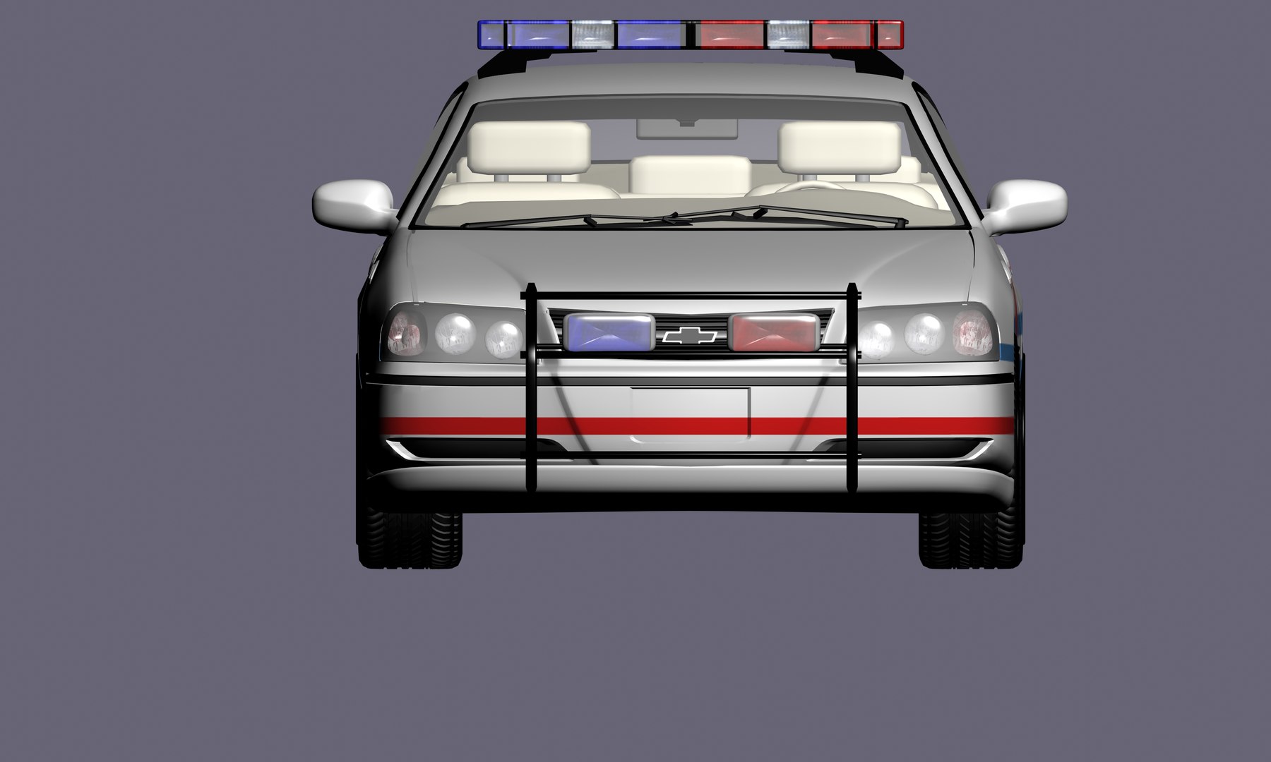 Chevrolet Impala Police 3D Model - TurboSquid 1261063