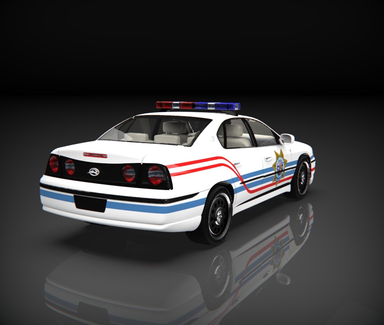 Chevrolet Impala Police 3D Model - TurboSquid 1261063