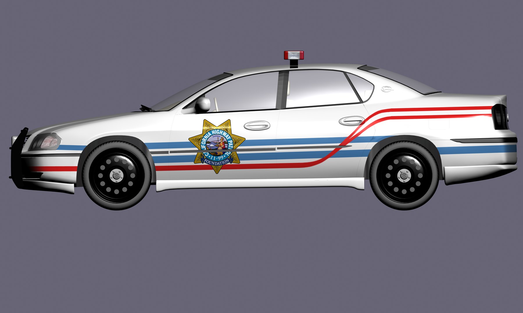 Chevrolet Impala Police 3D Model - TurboSquid 1261063