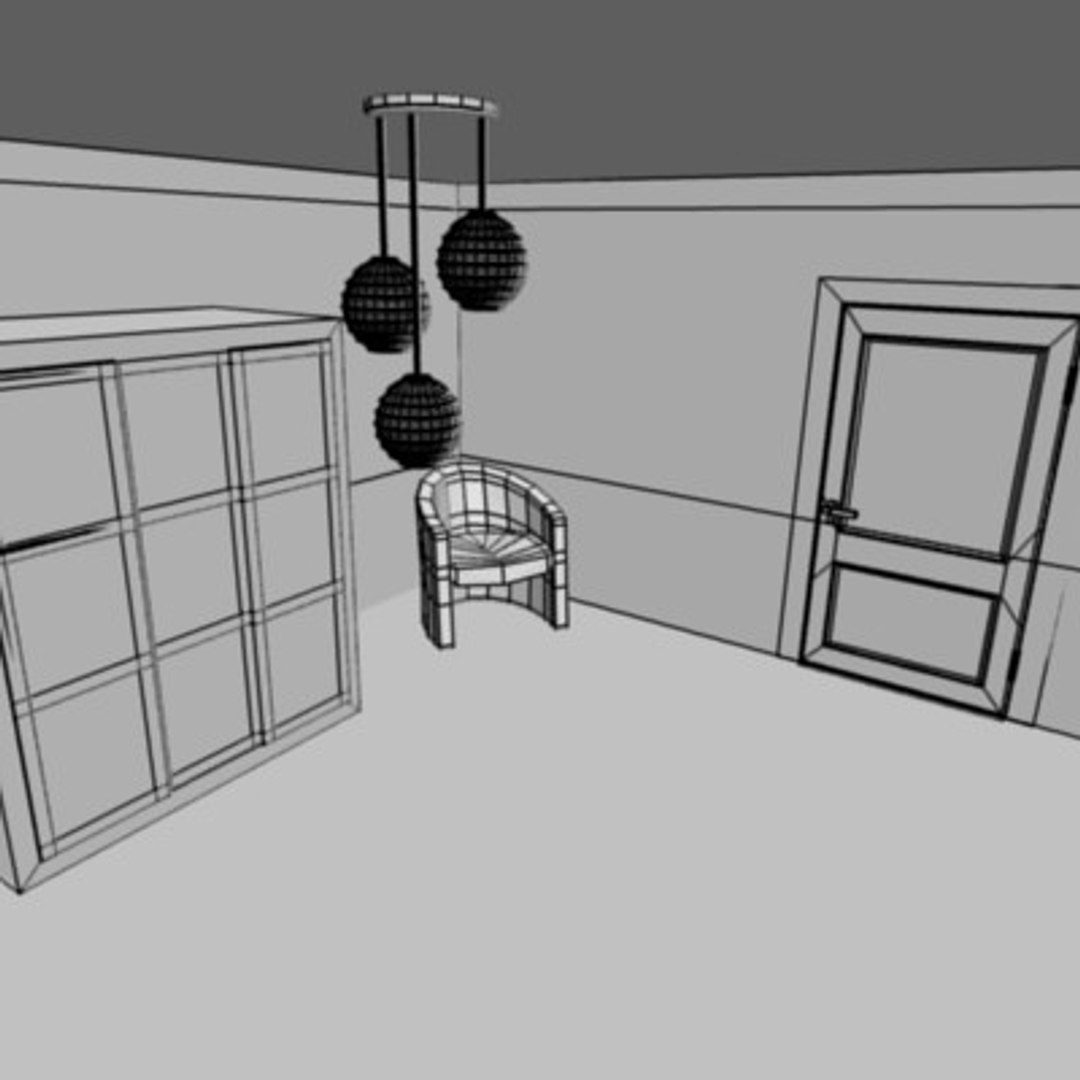 3d Boys Room Model