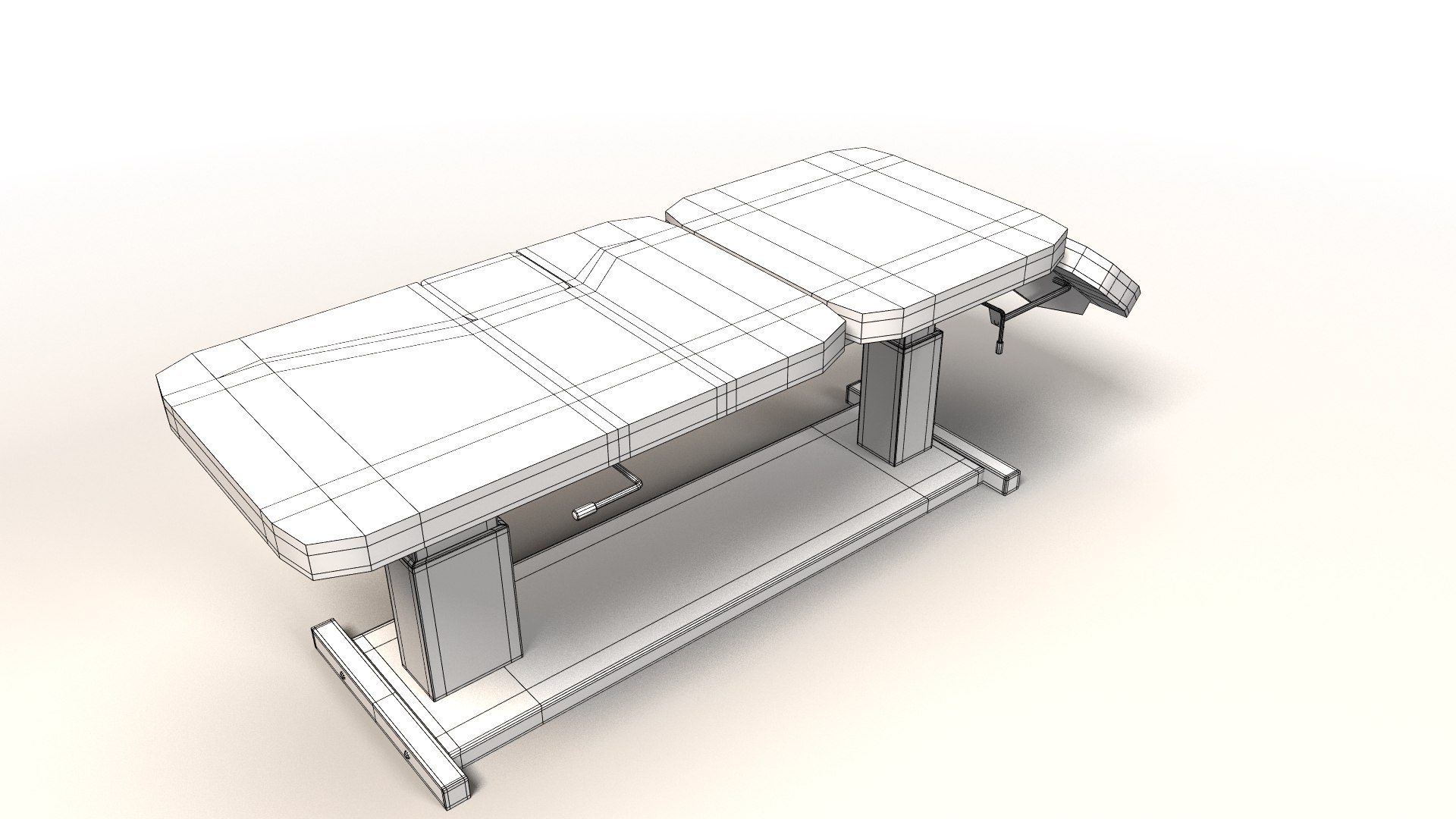 3D Examination Table Model - TurboSquid 2206898