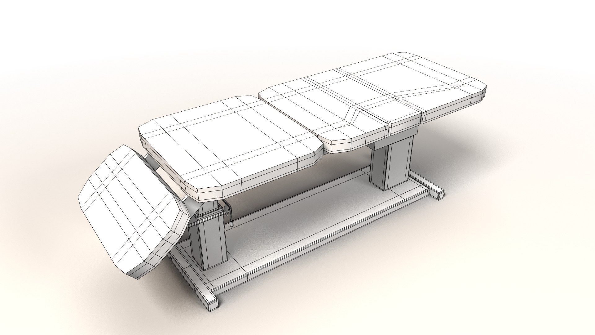 3D Examination Table Model - TurboSquid 2206898
