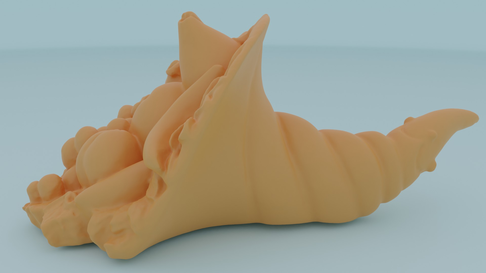 Horn plenty thanksgiving cornucopia 3D model - TurboSquid 1709128