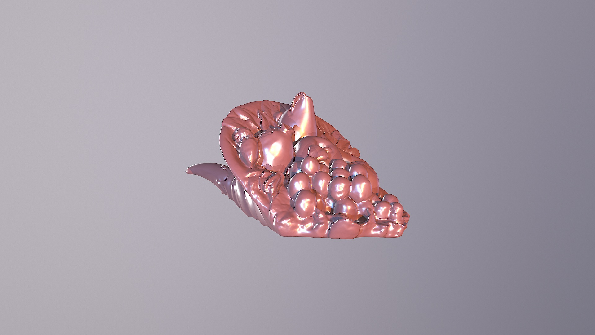 Horn plenty thanksgiving cornucopia 3D model - TurboSquid 1709128