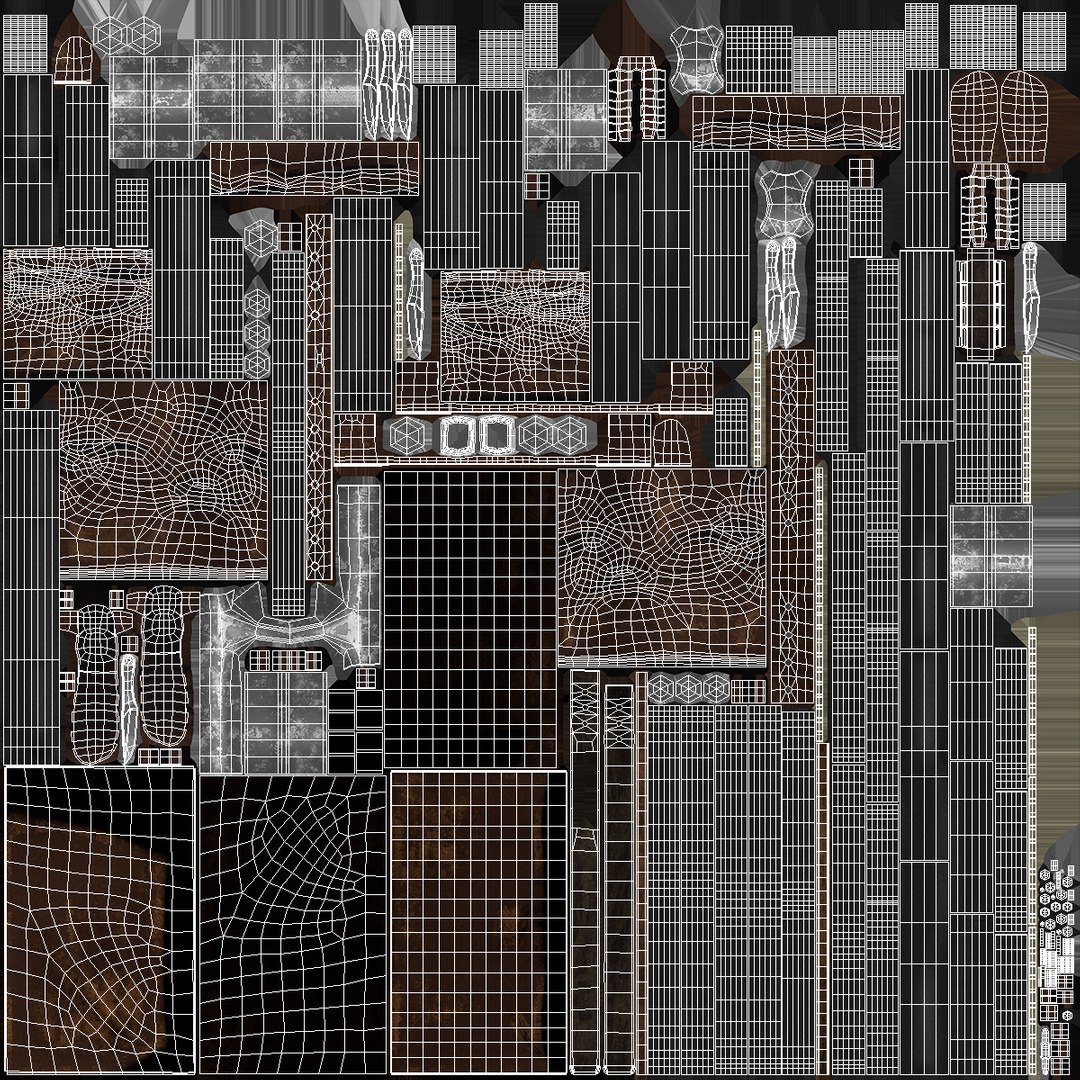 3D Model Warrior Huntress Armor Set - TurboSquid 2410978