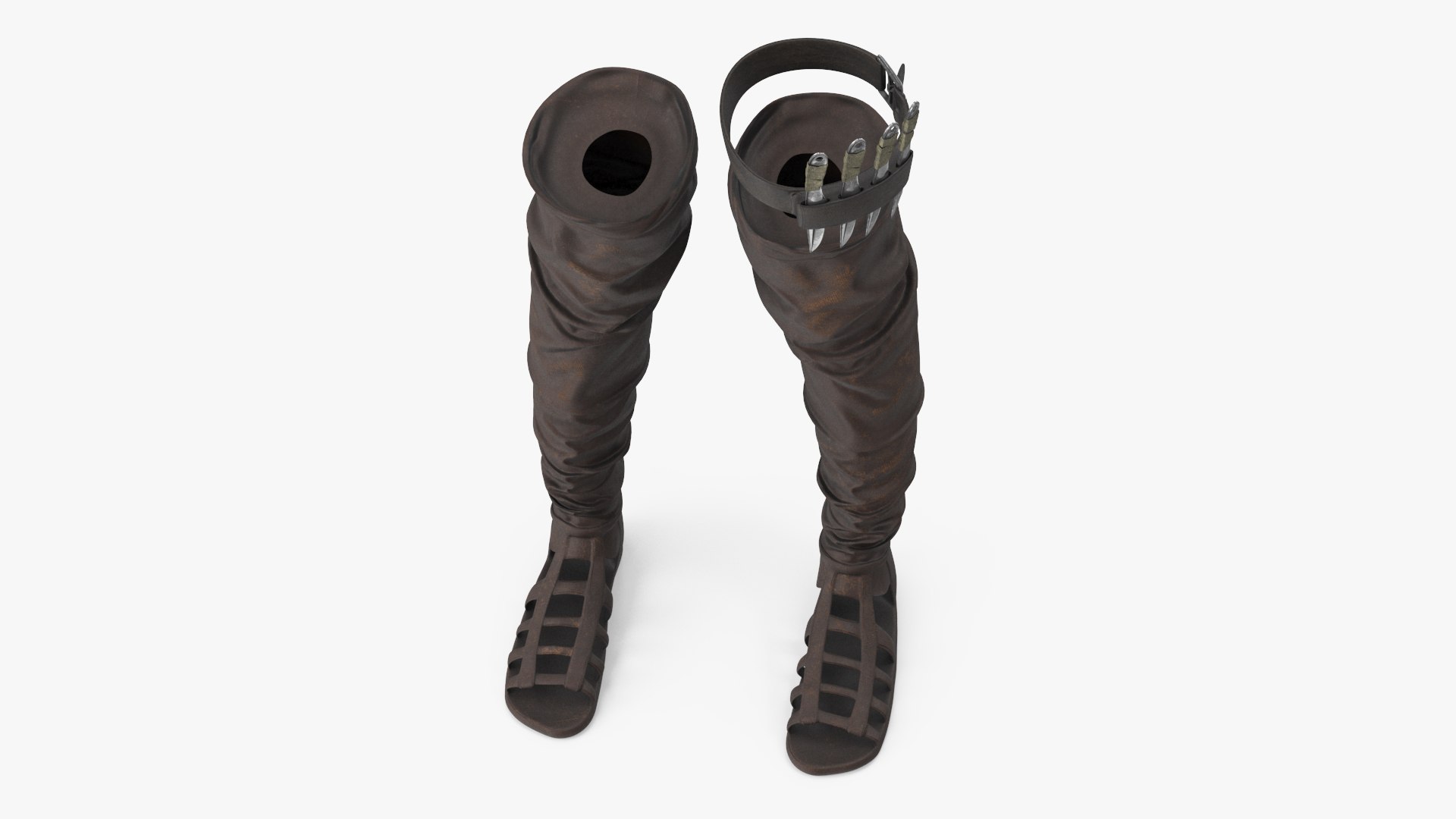 3D Model Warrior Huntress Armor Set - TurboSquid 2410978