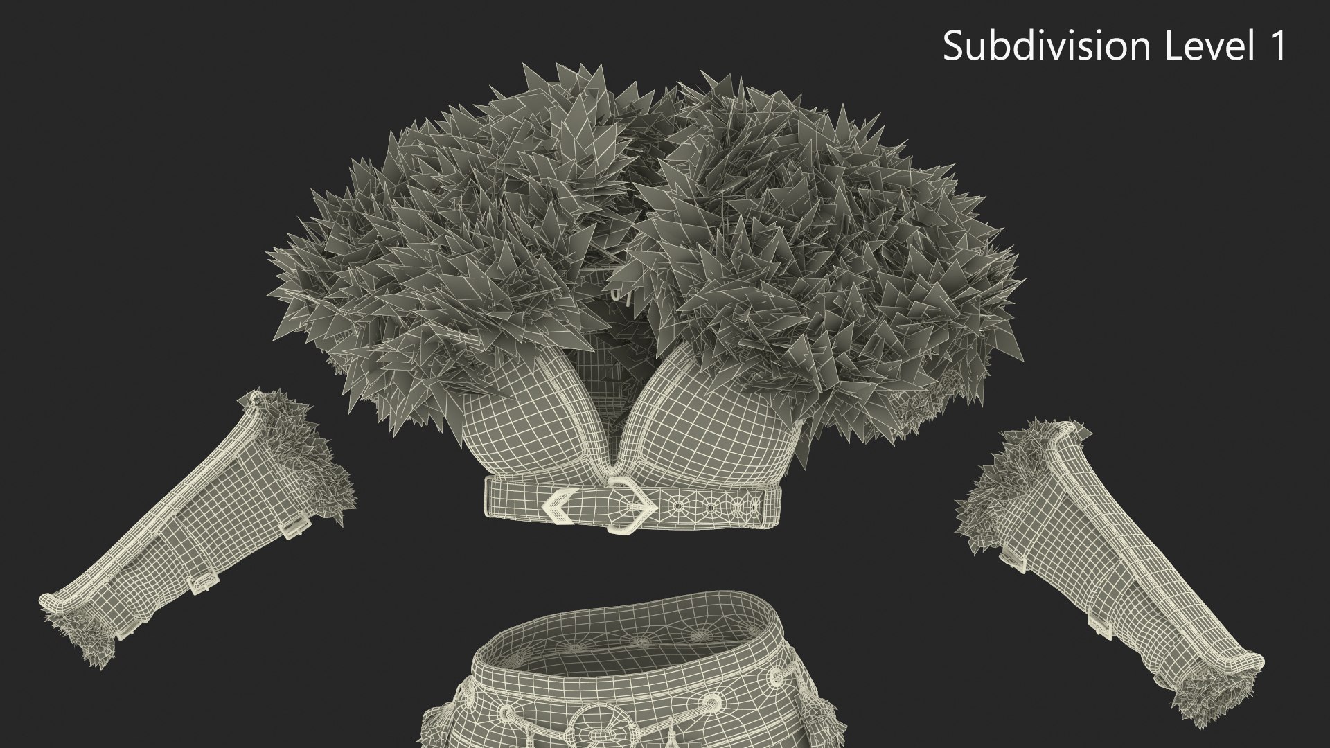 3D Model Warrior Huntress Armor Set - TurboSquid 2410978