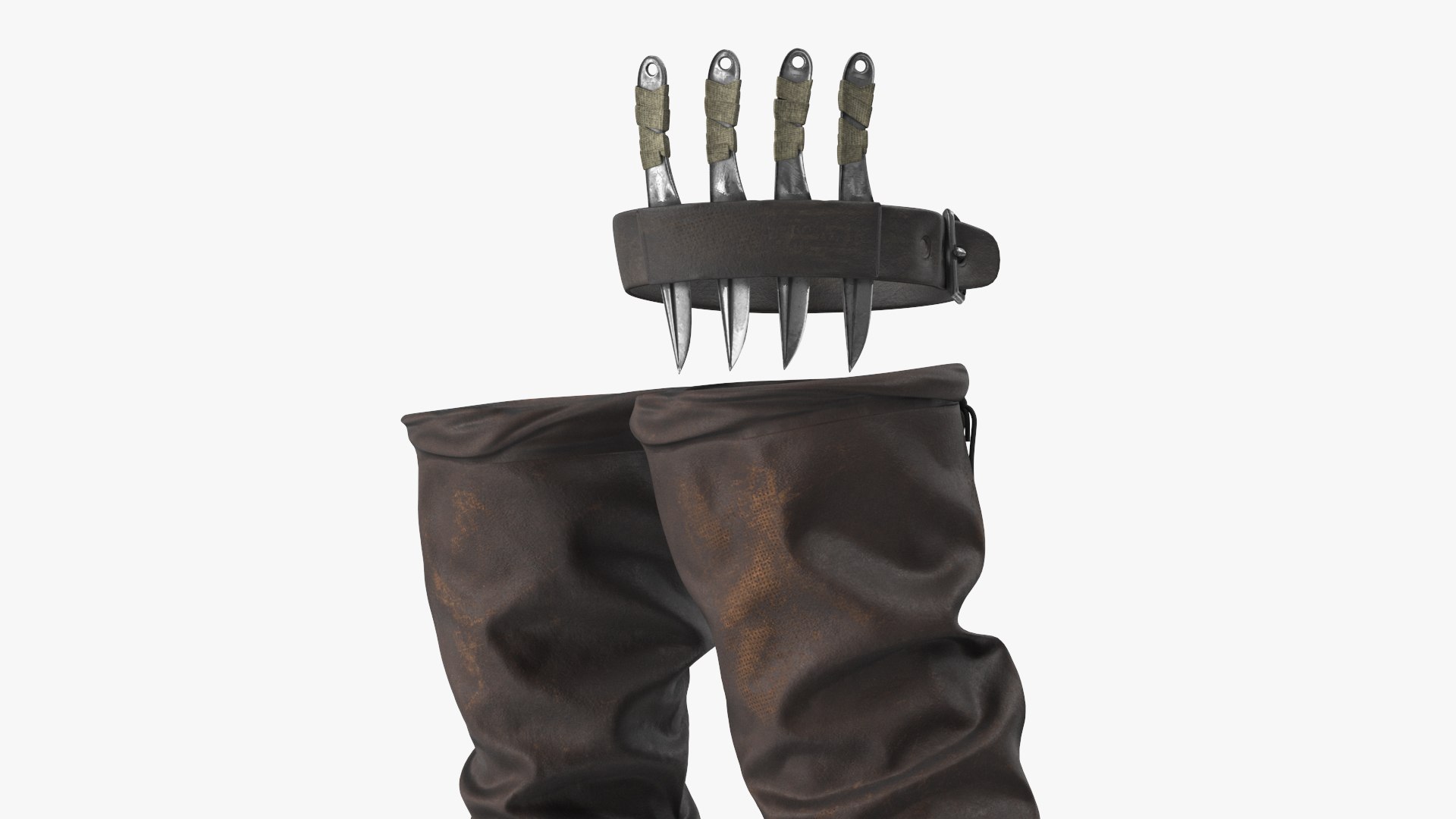 3D Model Warrior Huntress Armor Set - TurboSquid 2410978