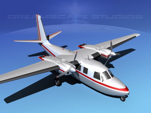 modelo 3d Aero Commander 560 V01 - TurboSquid 1088750