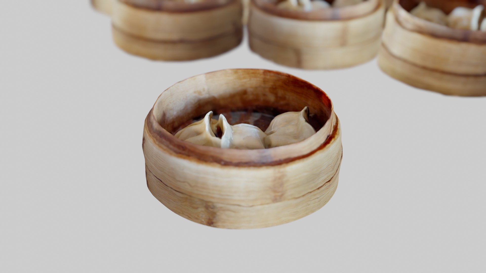3D Real Food Wooden Steamer with Gyoza scanned - TurboSquid 2109509