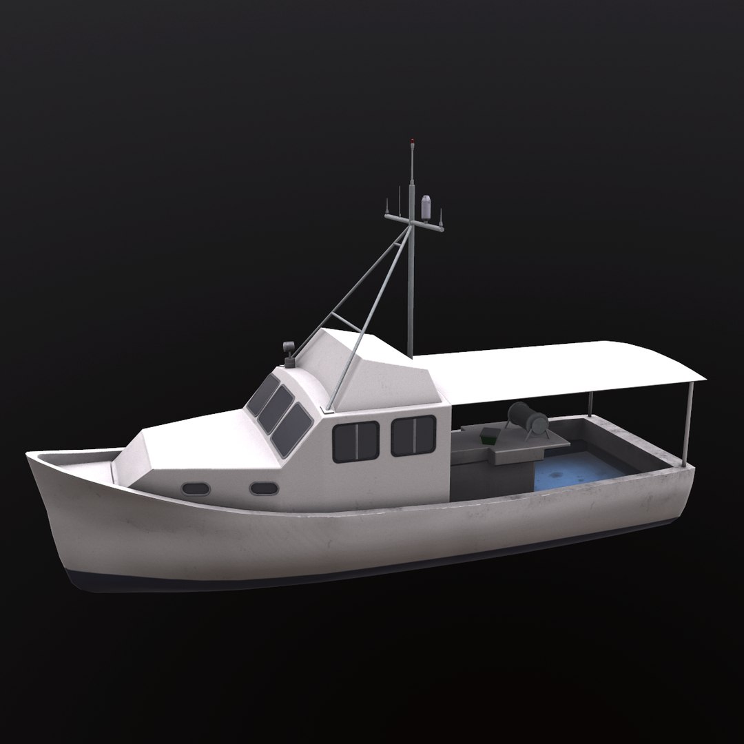 Boat Fishing 3D Model - TurboSquid 1253786