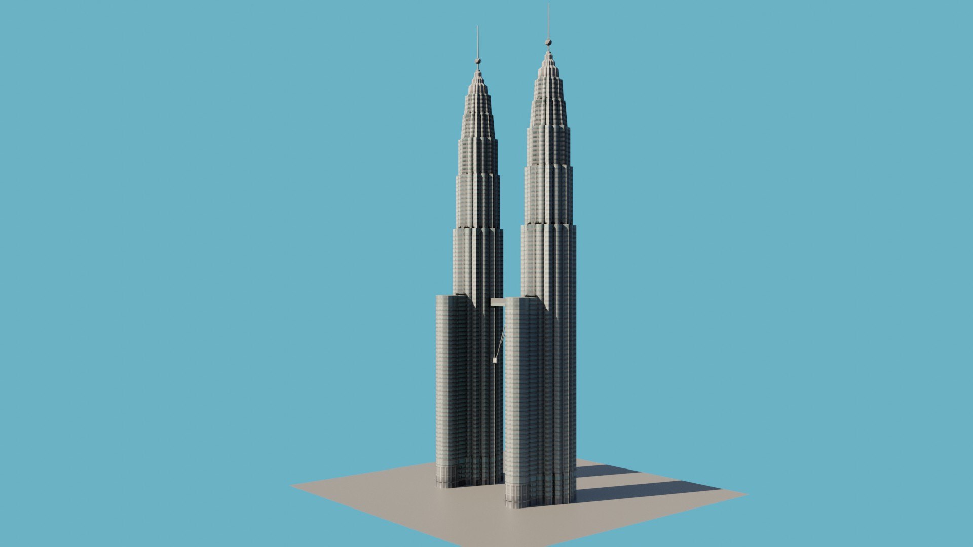 Petronas Twin Tower Low Poly3D模型 - TurboSquid 2000519