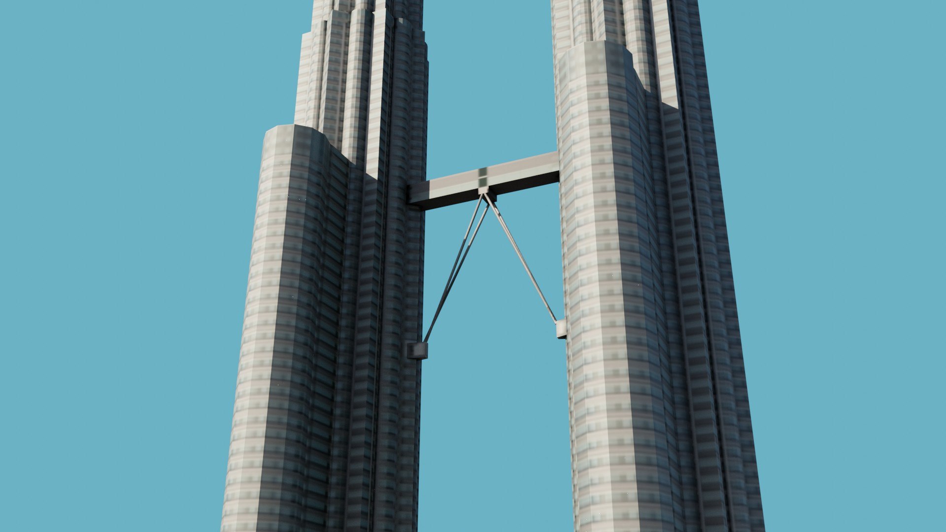 Petronas Twin Tower Low Poly 3D Model - TurboSquid 2000519