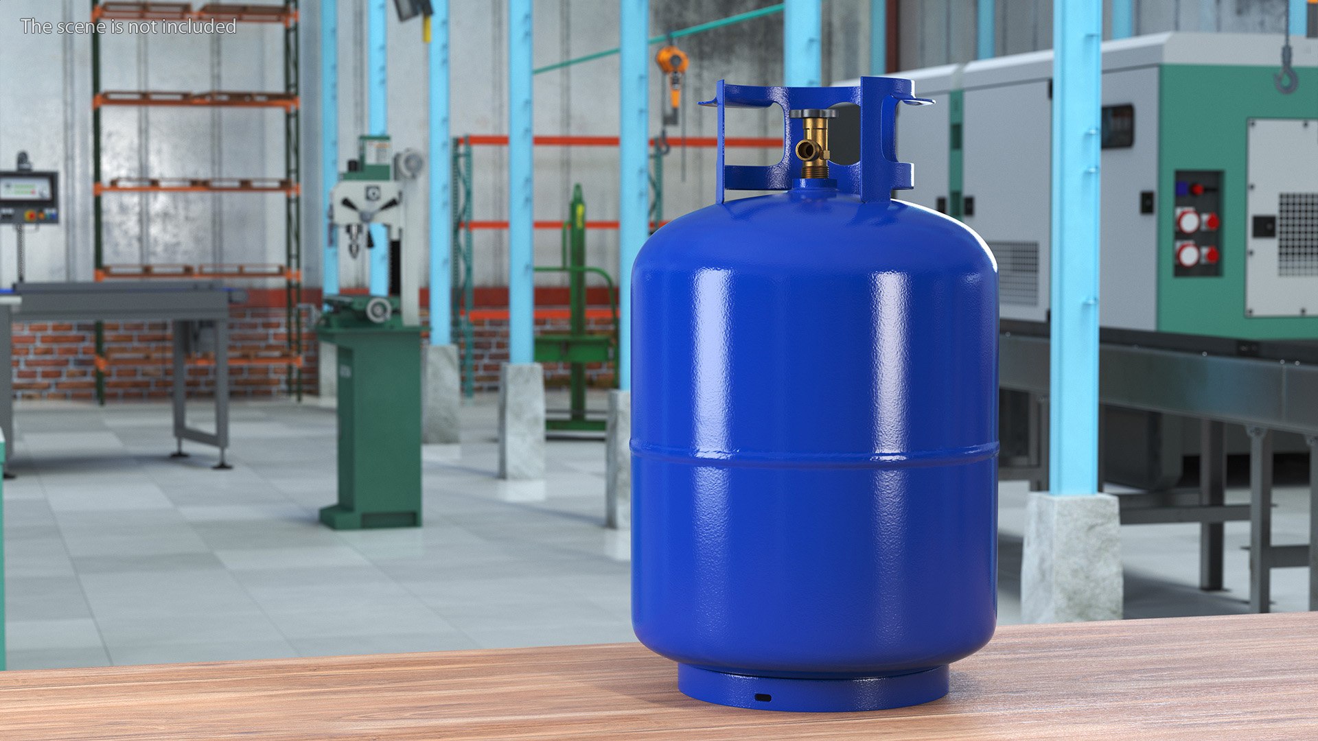 Standard Propane Gas Cylinder 3D - TurboSquid 2230232