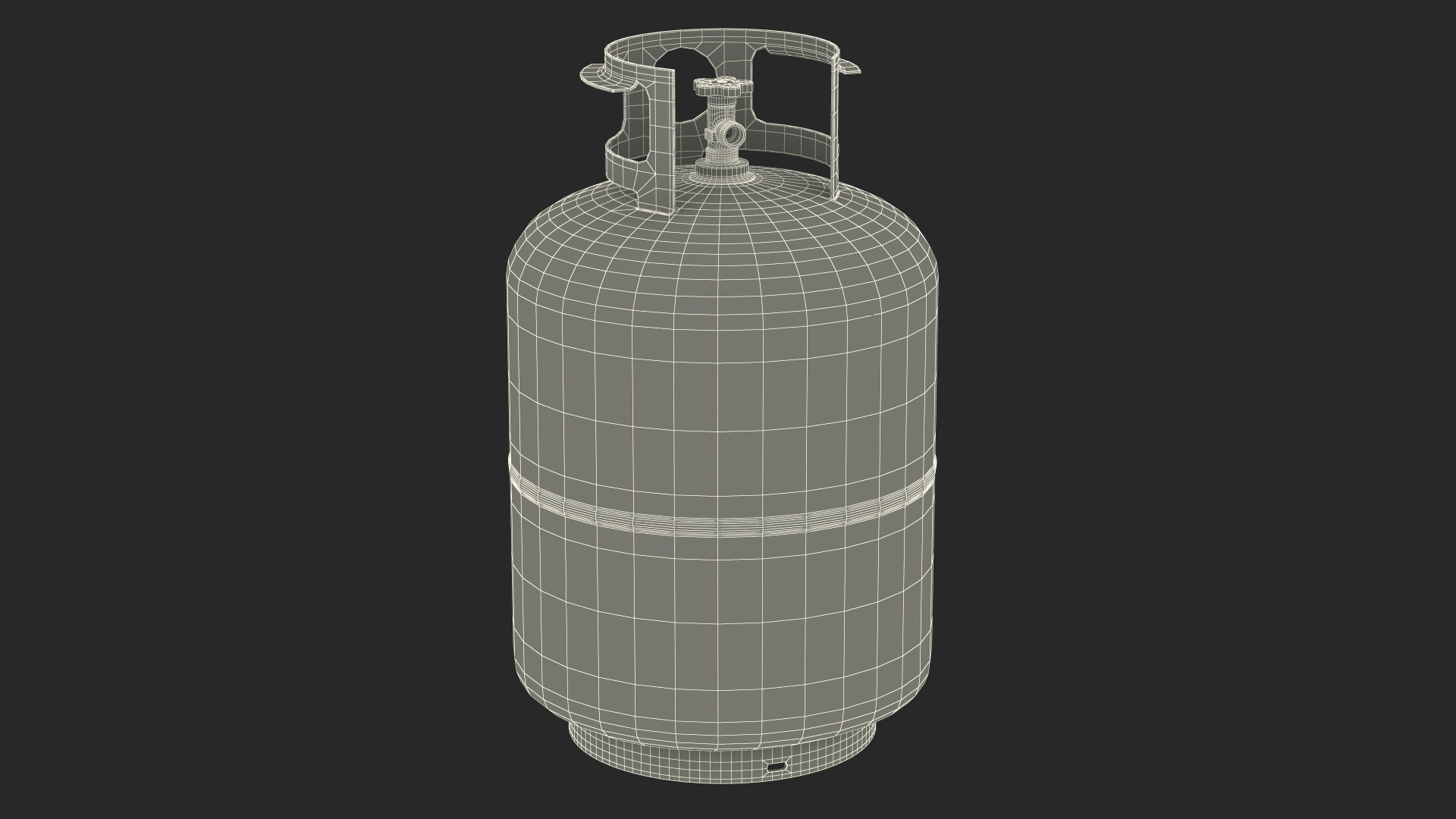 Standard Propane Gas Cylinder 3D - TurboSquid 2230232