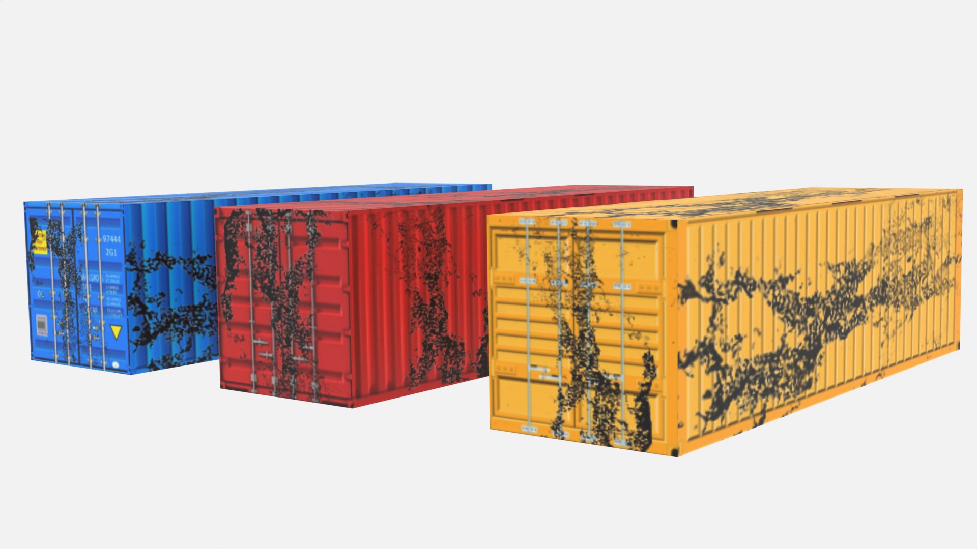 3D Old Container Model - TurboSquid 2032972