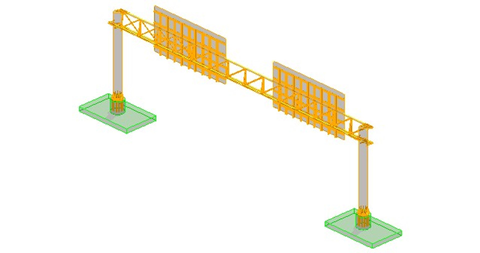 3d model span sign