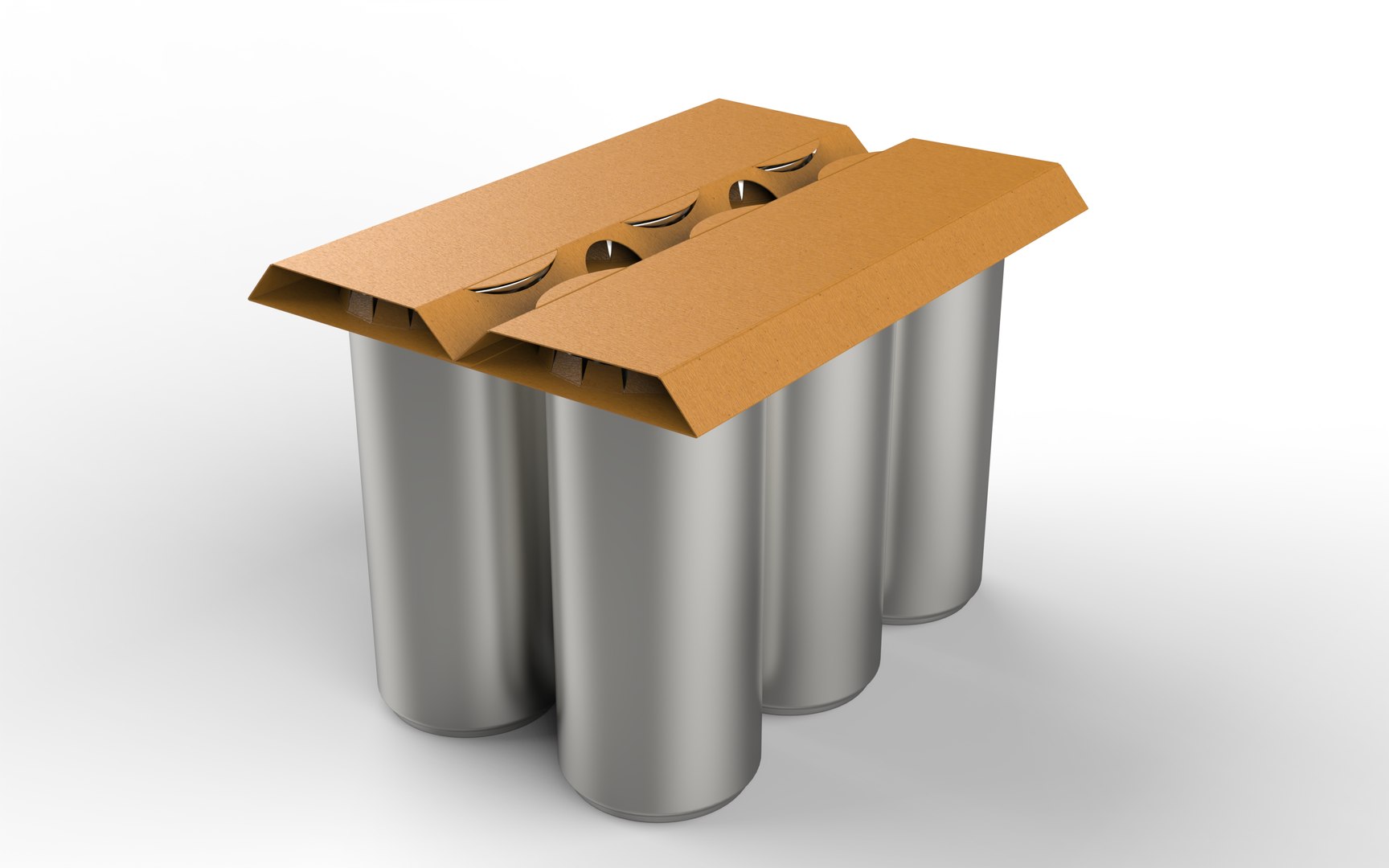 EcoCraft Six-Can Holder For Sustainable Beverage Packaging 3D Model ...