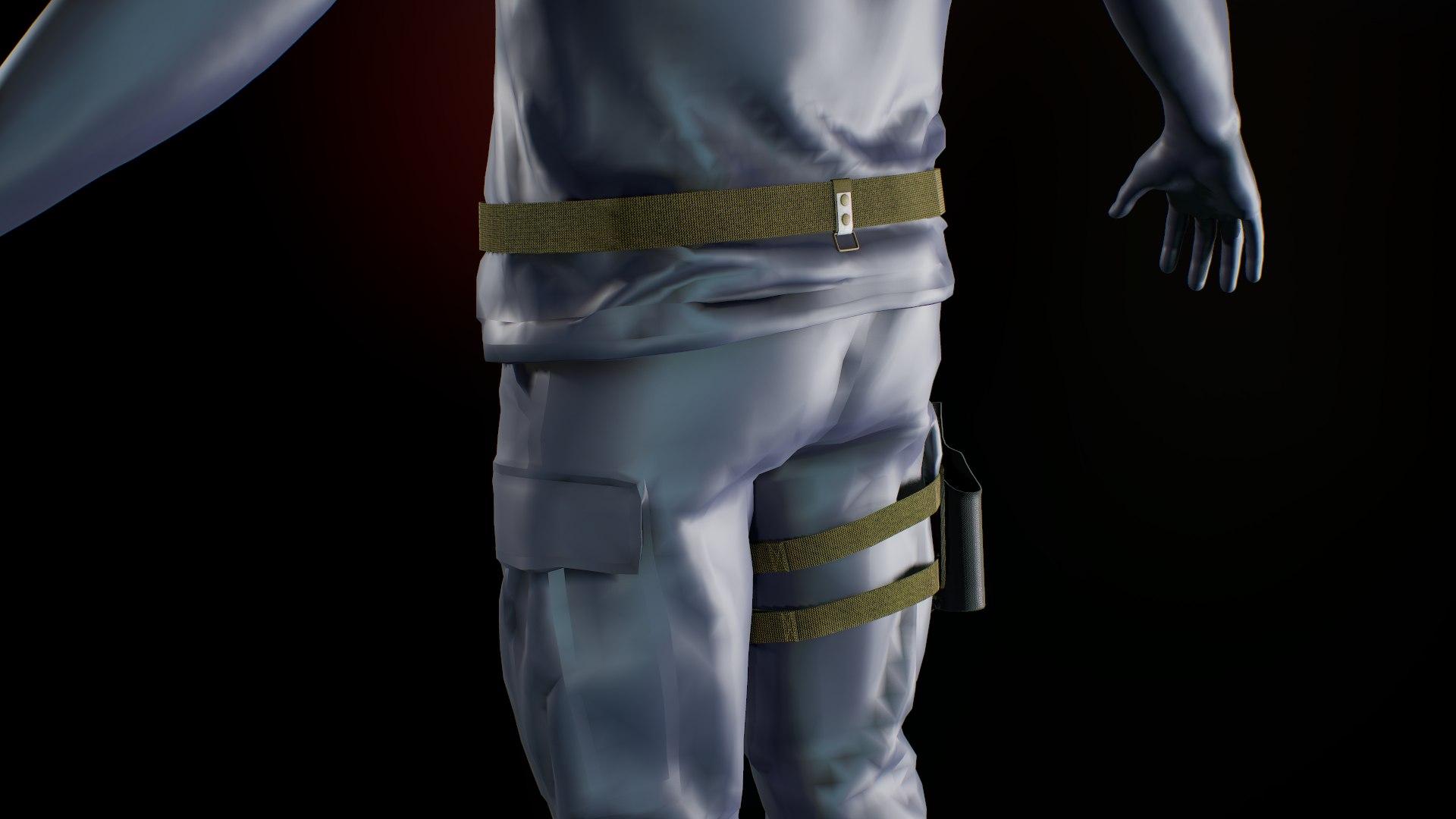 Tactical Belt 3D Model - TurboSquid 1519648