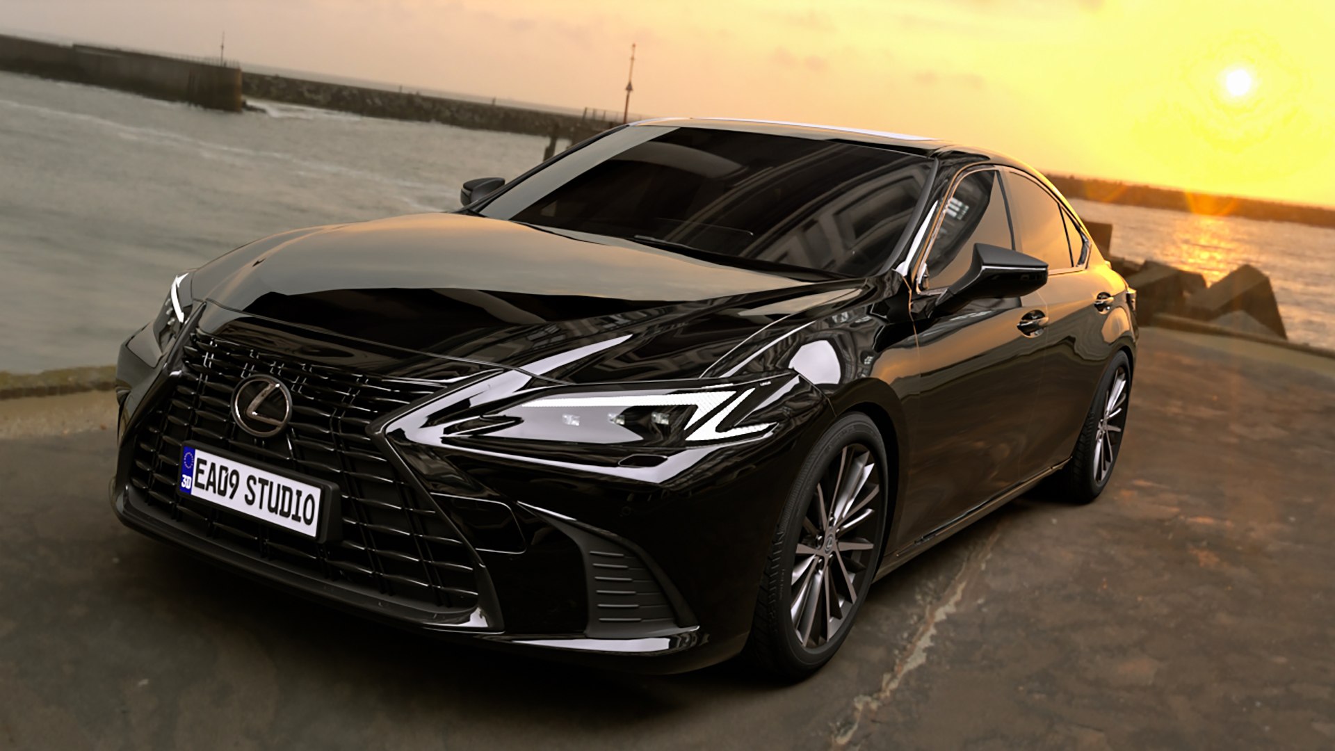 2025 Lexus ES BLEND2025 Lexus ES Model - TurboSquid 2354836