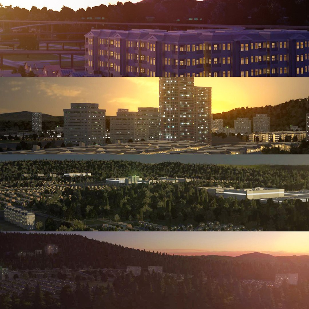 Freeway Suburbs Collection 2 3D - TurboSquid 1916506